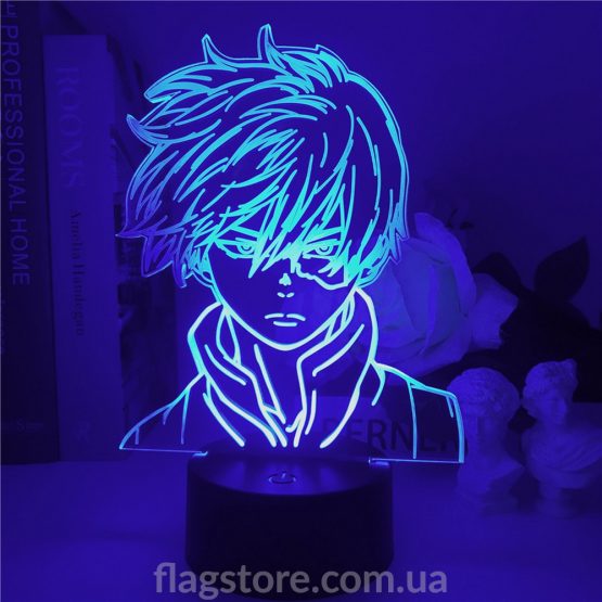 LED anime lamp Shoto Todoroki from My Hero Academia FlagStore.com.ua
