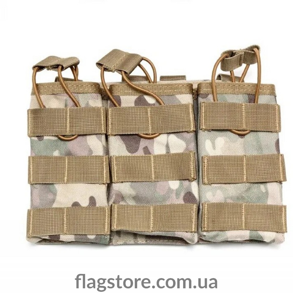 Тактический подсумок для 3 магазинов штурмовой винтовки FlagStore.com.ua