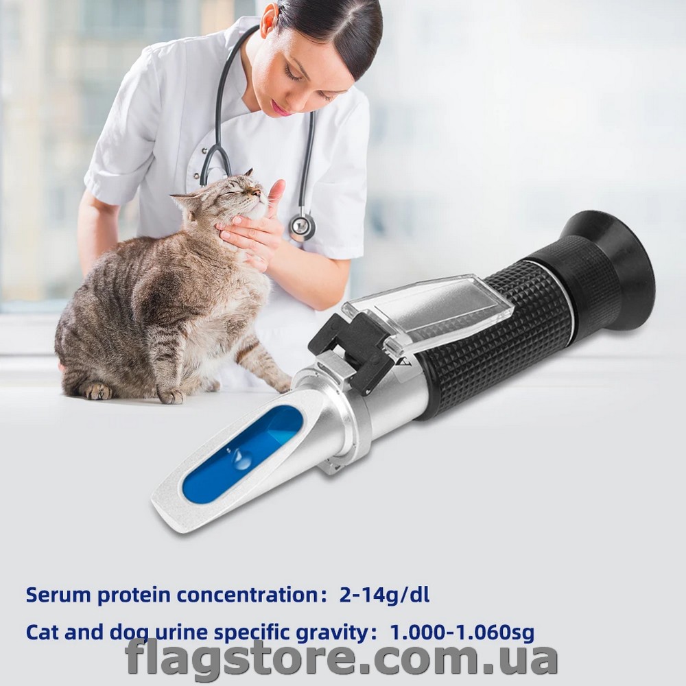 Veterinary refractometer for urine analysis of cats and dogs FlagStore ...